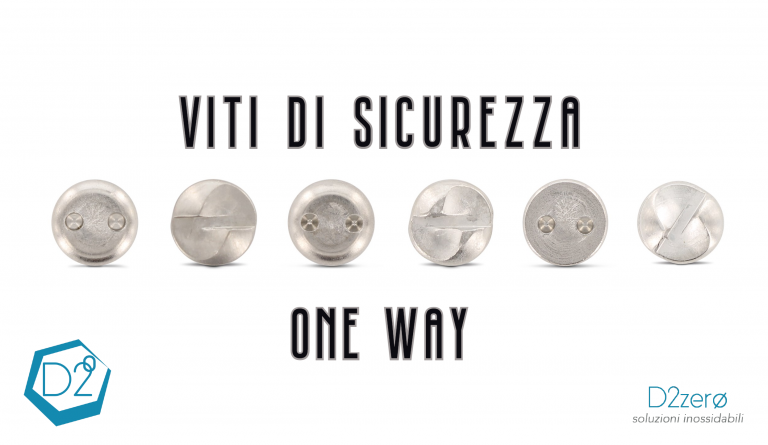 VITI DI SICUREZZA - ONE WAY - D2zero